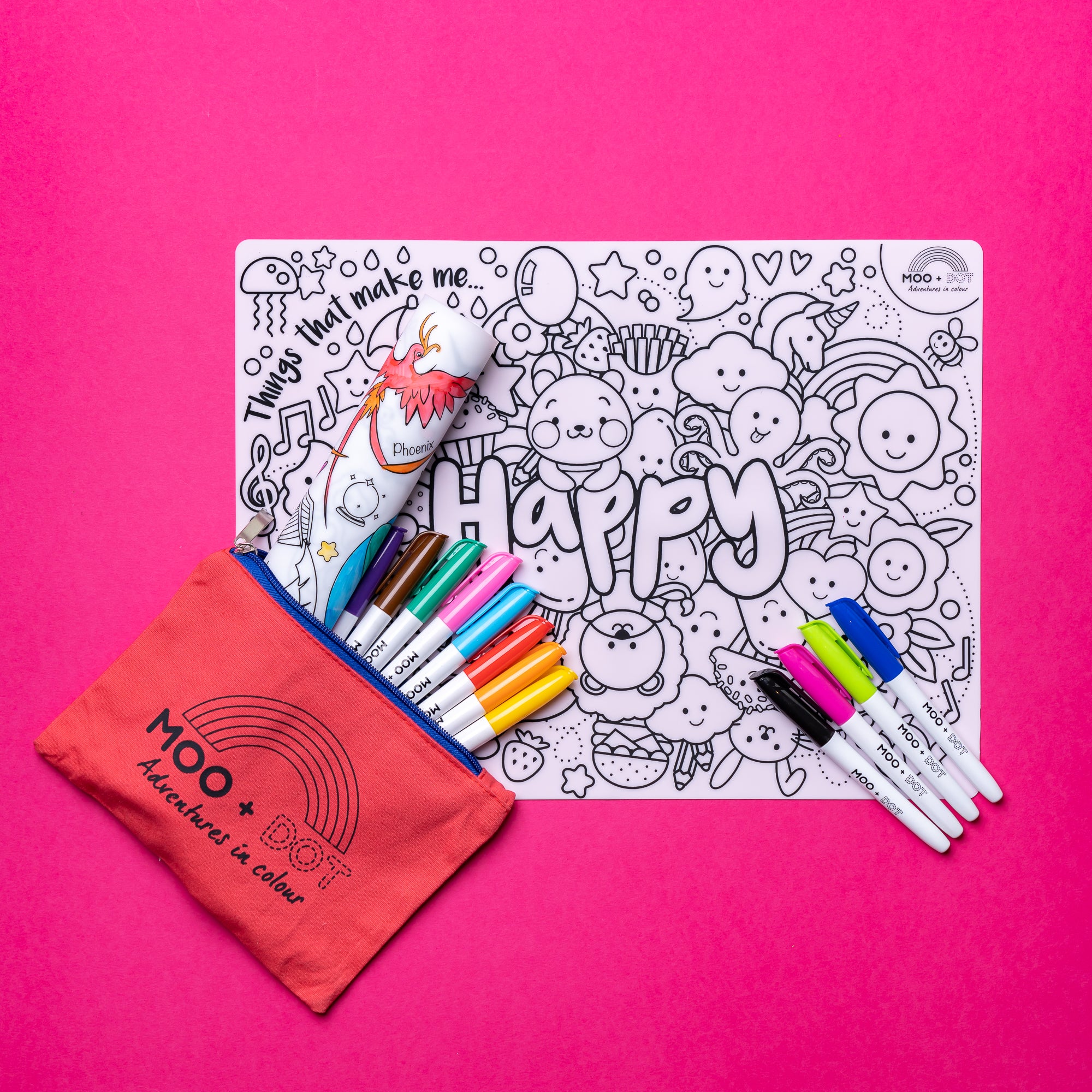 Colouring Bundles – Moo and Dot