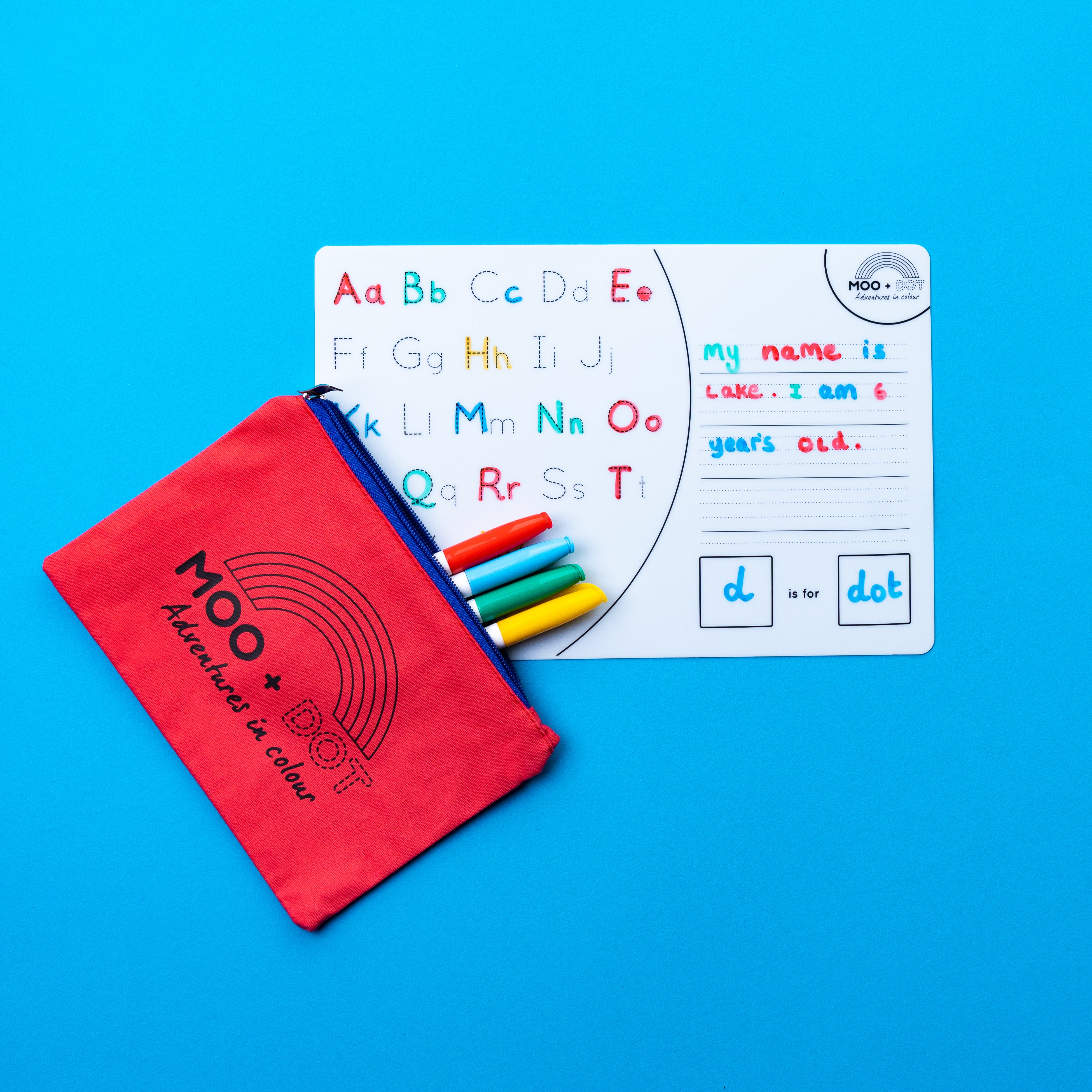 Letters Mat Set – Moo and Dot