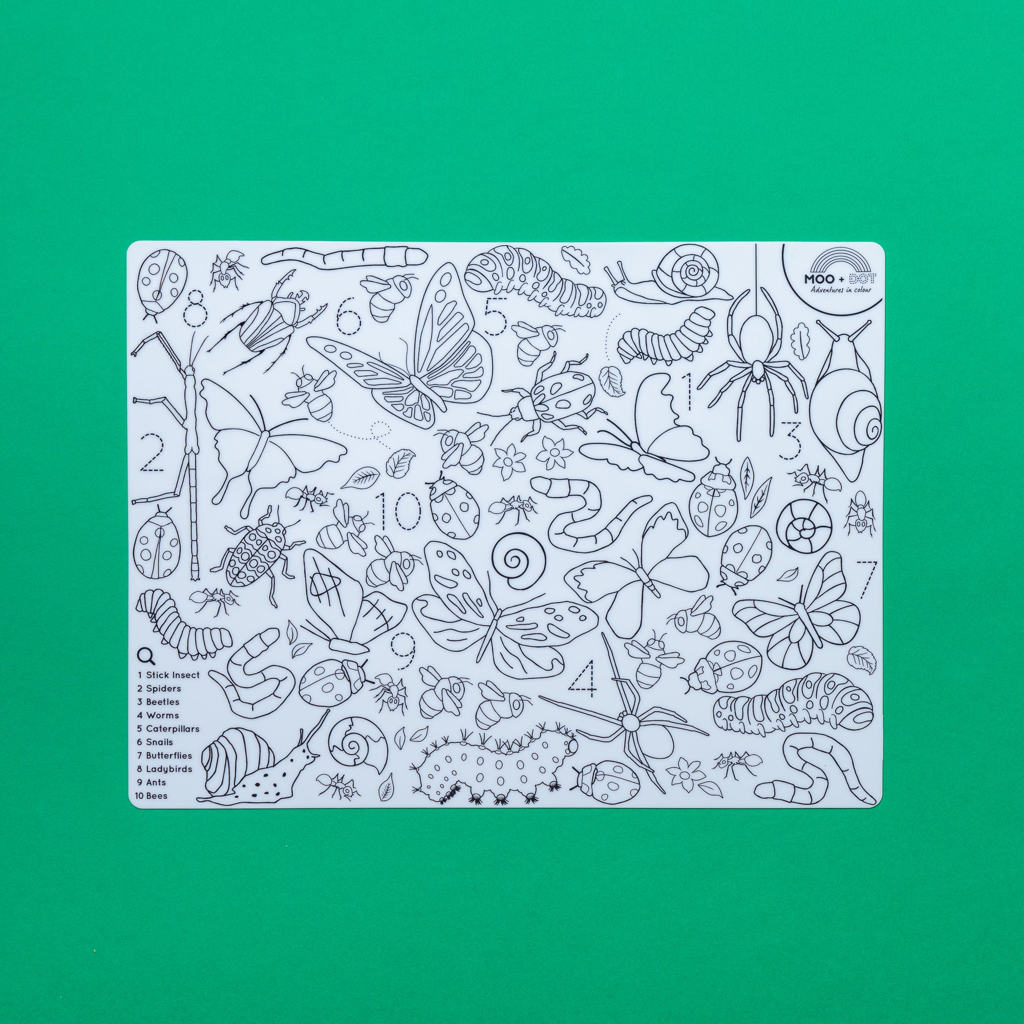 Beautiful Bugs - Mat Only – Moo and Dot